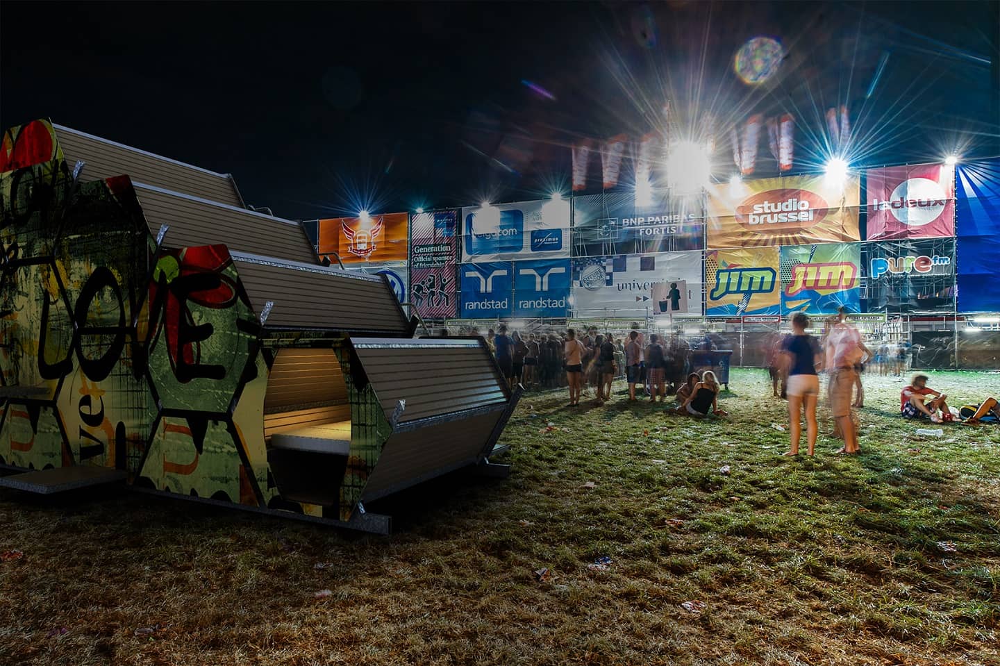 Pčelinje saće za festivalske zujalice